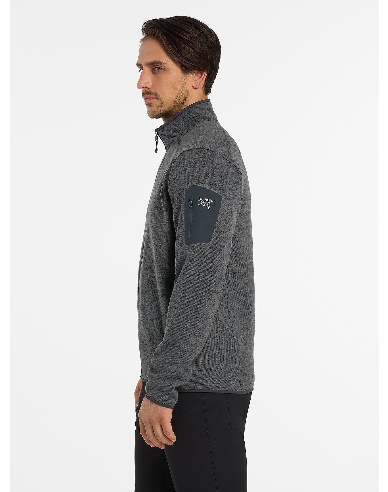 ARC’TERYX Covert Cardigan m graphite heather | Sportief Tilburg